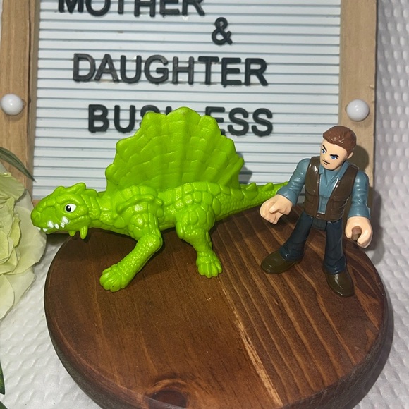 Fisher-Price | Toys | Lot Imaginext Green Dinosaur Dimetrodon Figure ...